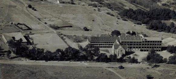 Aerial photo of the Kloosterskool Kroonstad (archives of the SND).jpg ...