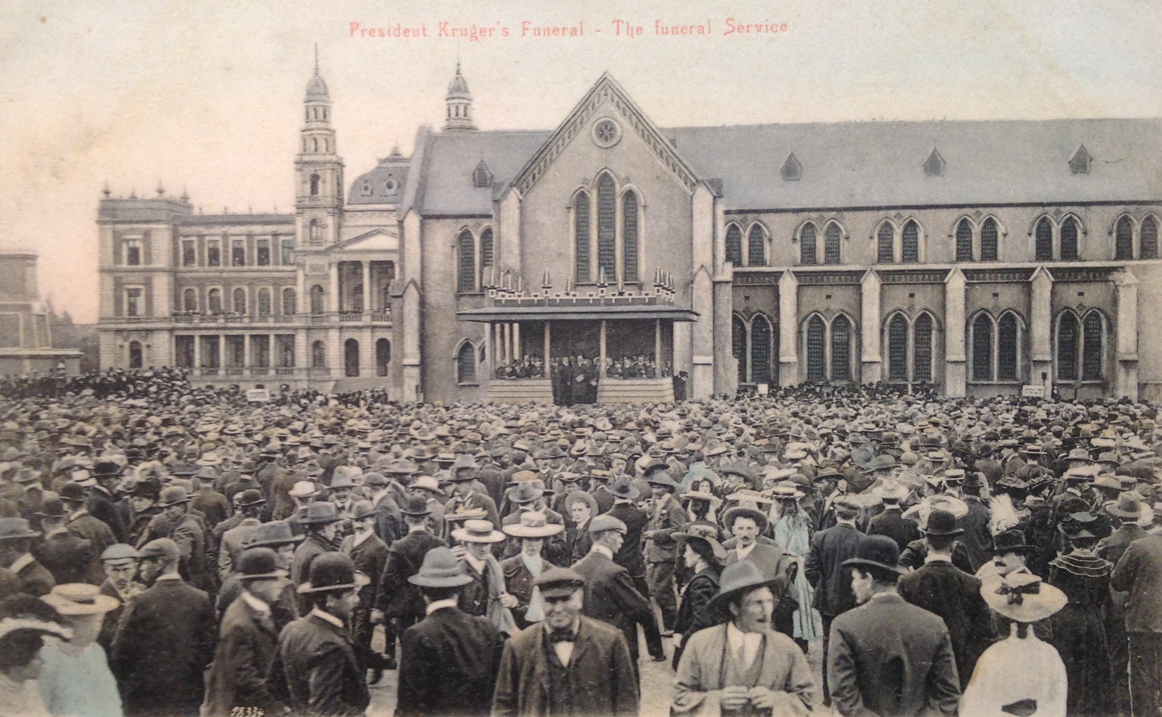 DR9 - President Krugers funeral at DR Church on square via Carol ...